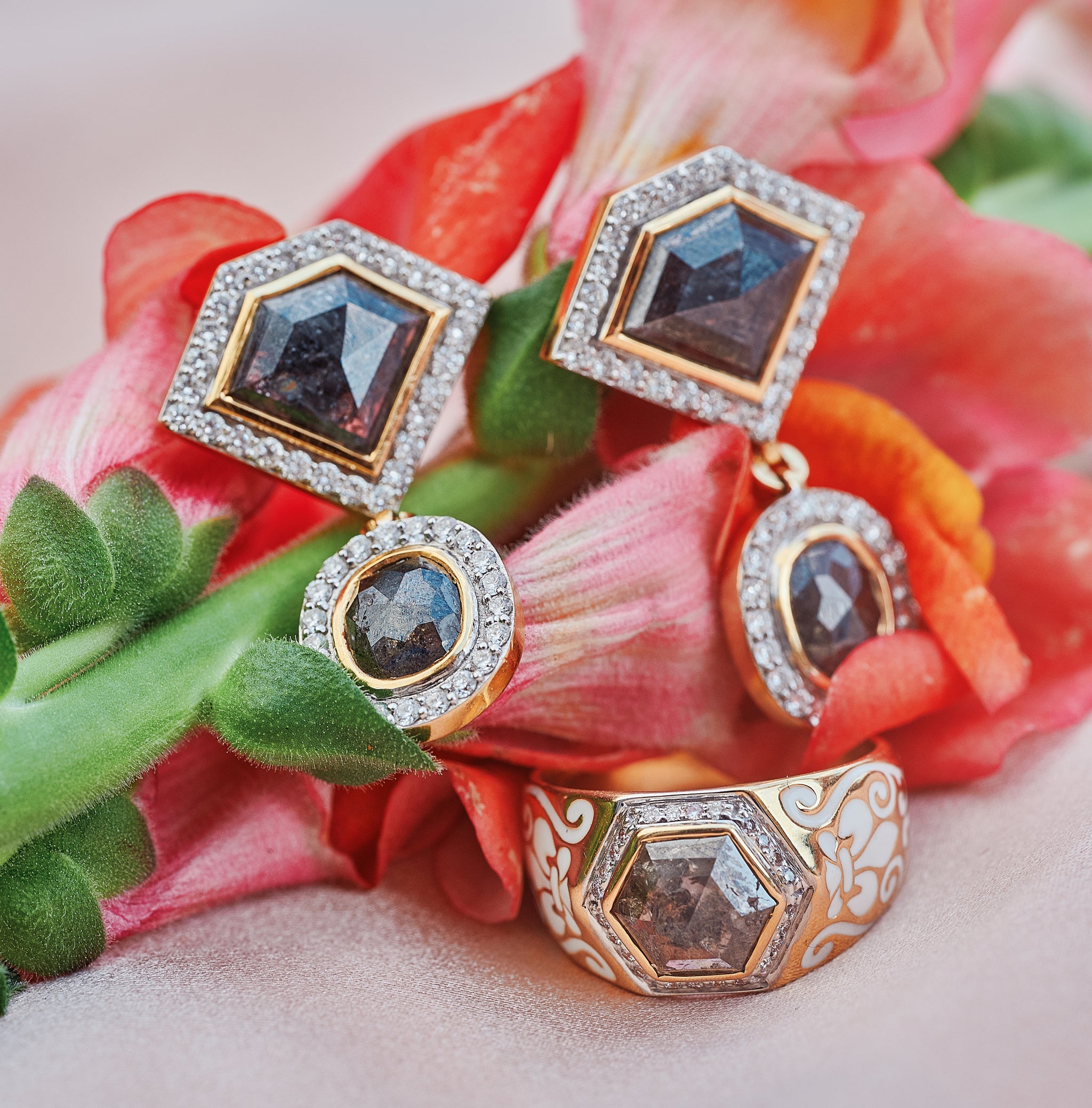 Jade Jagger Jewelry | Diamond Drop Earrings